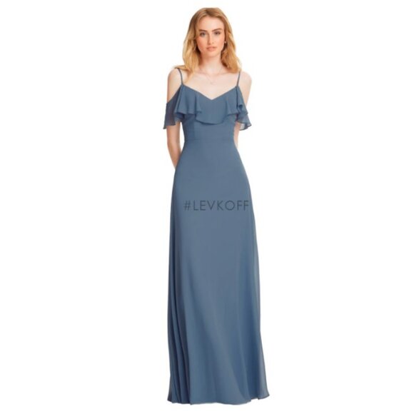 Bill Levkoff | Dresses | Nwt Bill Levkoff Style 754 Slate | Poshmark